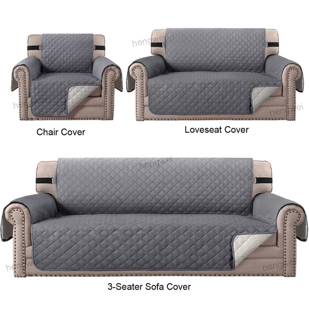 DEBGFS Reversible Quilted Sofa Cover Waterproof Furniture Pet Protector ...
