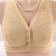 Elderly Women 2024 With Uplift Front Closure Bra Wireless Front Close