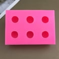 6 Cavity Shape Silicone Practical Silicone Pastries for Shape Dessert ...