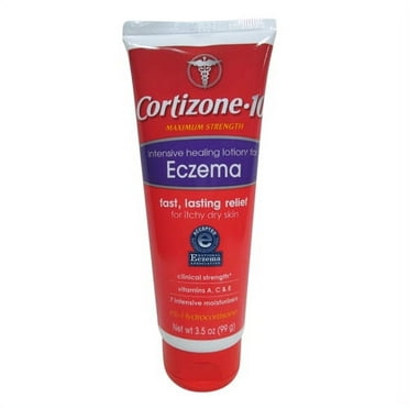 2 Pack - Cortizone-10 Intensive Healing Lotion Eczema/Dry Skin 3.50 oz ...
