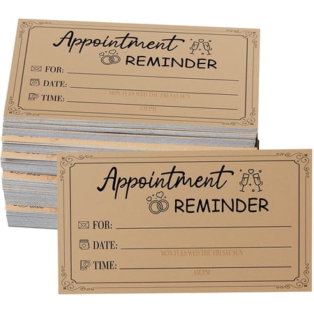 300 Pieces Appointment Reminder Cards Blank Appointment Cards Business ...