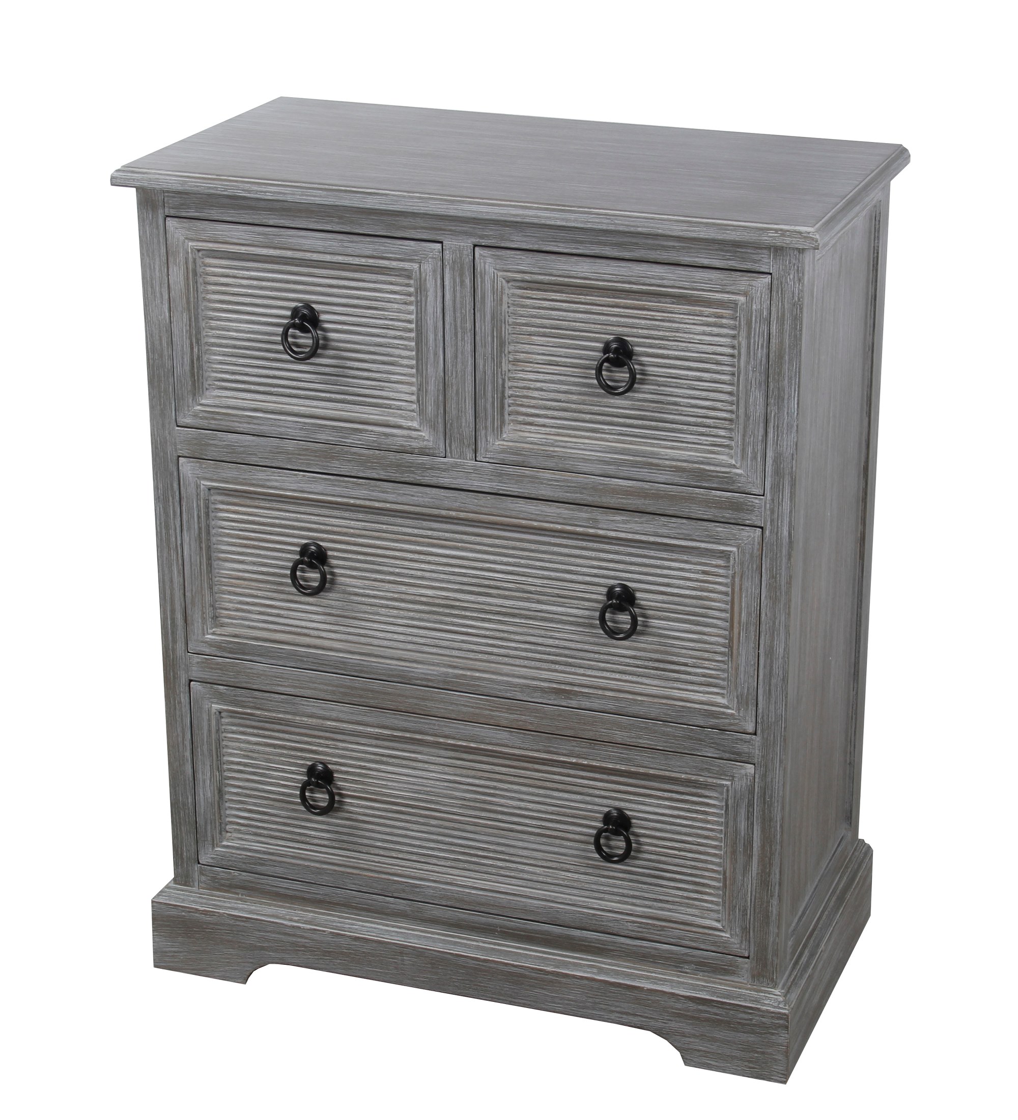 Slate Grey 2-2 Drawer Storage - Walmart.com - Walmart.com