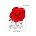 BESTYASH 20-Pack Small Hair Barrettes with Flexible Plastic Rose Design ...