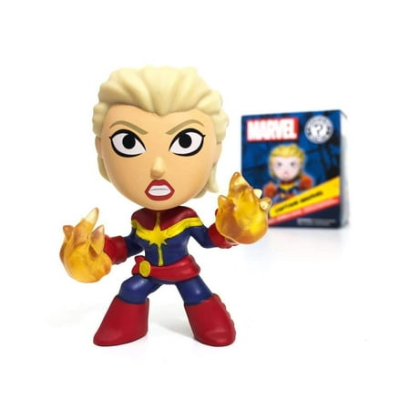 Marvel Mystery Minis Captain Marvel Exclusive Vinyl Bobble-Head Figure ...