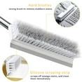 LandHope Hard Floor Scrubber Brush,45"Long Handle Stiff Bristles ...