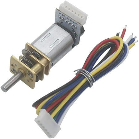 DC 6V 20 to 1550RPM Micro Reduction Gear Motor with Encoder Gm12 -N20 ...