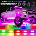 14 Pods Rock Lights, Underglow Multicolor Neon Light Kit Wheel Well ...