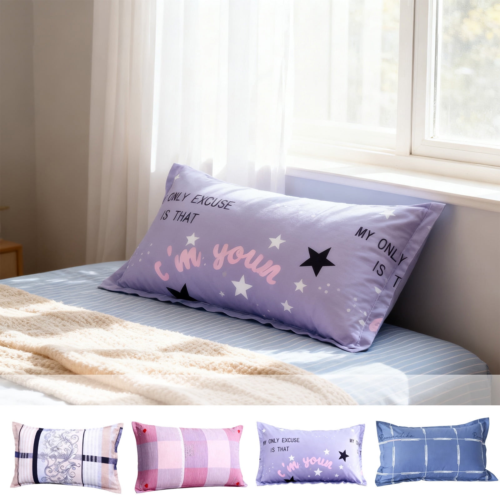 Click here for Tpzfurit Breathable Polyester Pillowcases For Adul... prices