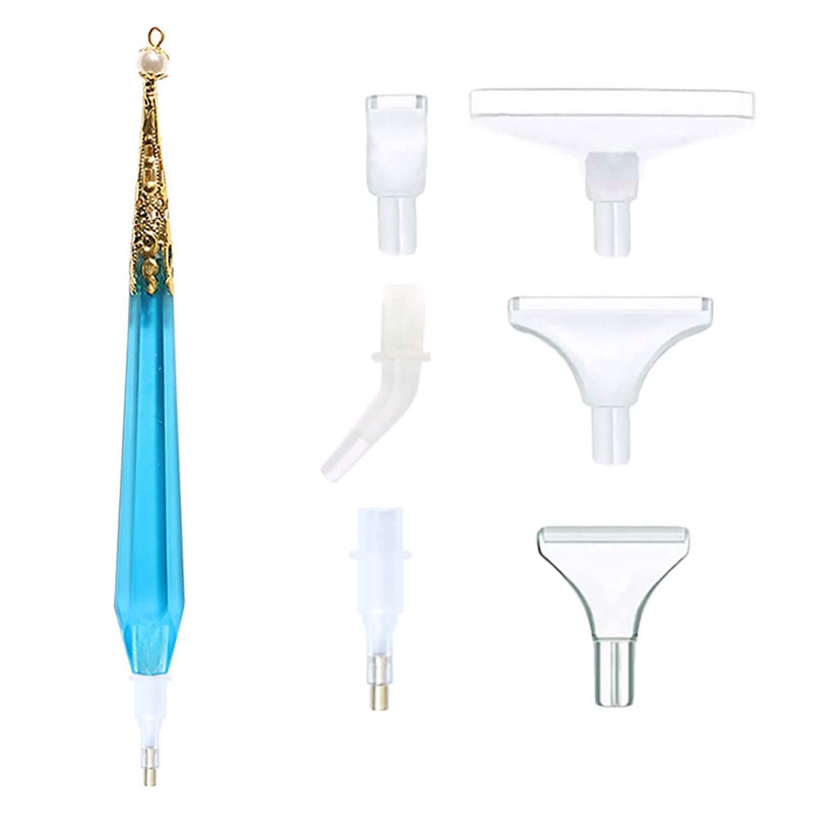 Farfi Dot Point Drill Pen Anti-Slip Reusable Plastic Craft Making ...