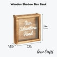 Our Adventure Fund, Vacation Shadow Box for Weddings, Honeymoon Savings ...