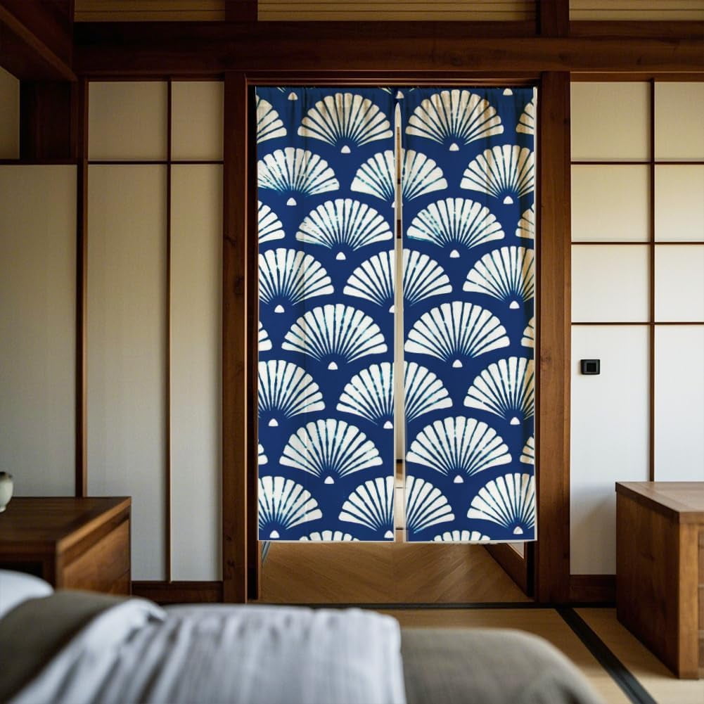 Click here for Nobrand White Fan Door Curtain For Doorway Japanes... prices