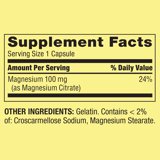 Spring Valley Rapid-Release Magnesium Citrate Bone Health Dietary ...