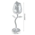 100ml Fancy Red Wine Goblet Exquisite Rose Flower Shape Wine Cocktail ...