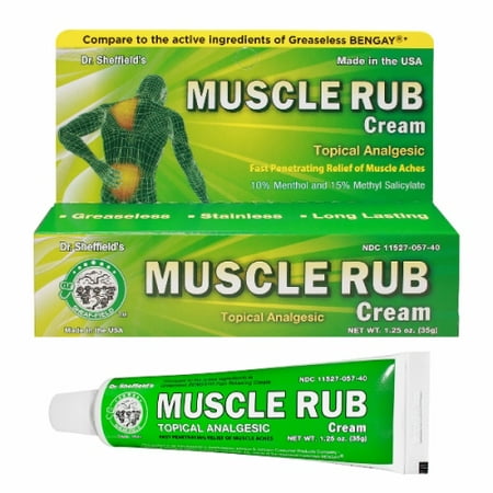 Dr. Sheffield's Muscle Rub Cream, 1.25 Oz | Walmart Canada