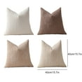 EDHITNR Soft Weave Pillowcases Set, 4 Pack Standard Size Pillow Shams ...