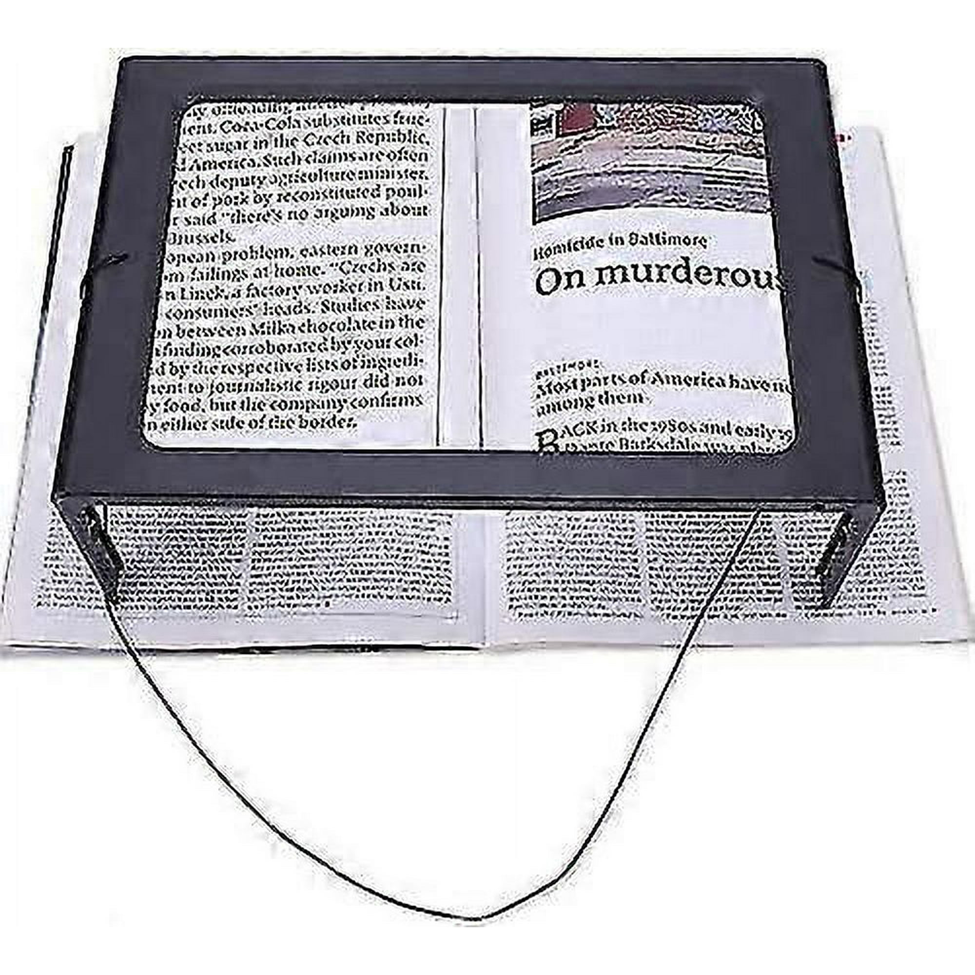 Click here for Xcx Large A4 Reading Magnifier With 4 Led Light 3x... prices