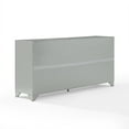 Crosley Furniture Tara Modern MDF Wood Sideboard in Distressed Gray ...