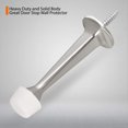 2 Pack Solid Rigid Door Stops - Heavy Duty Stoppers Wall Protector with ...