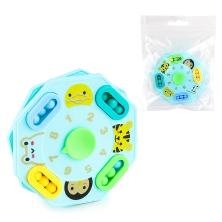 Double-sided Rotating Magic Bean Ball Plate Toys Rotating Stress ...