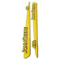 John Deere Hood Trim Decal Set - LVU12297 LVU12298 - 4110 - Walmart.com