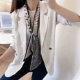 Long Strip Large Diagonal Silk Scarf for Women, Imitation Silk Double ...