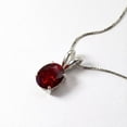 7 Carat Natural Oval Cut Ruby in Gold Plated Jewelry Birthday Gift For ...