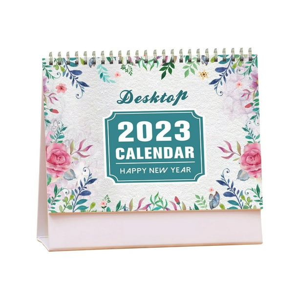 yievot Desktop Calendar 2023 - Vertical Flip Desktop Calendar From ...
