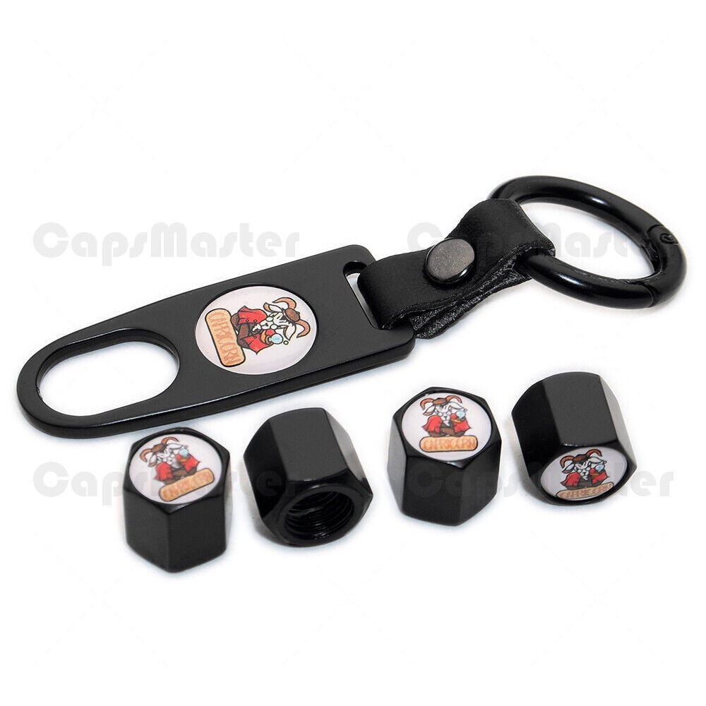Universal Car Wheel Tire Valve Dust Stem Air Cap Keychain 12 ...