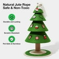 VETRESKA 4Ft Large Cat Scratching Post, Indoor Christmas Pine Tree ...