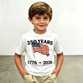Boys’ 1776-2026 Independence Day Tee, 250th Anniversary Airplane Flag ...
