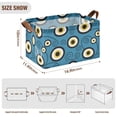 Blue Evil Eye Collapsible Storage Bin Open Home Shelf Basket Water ...