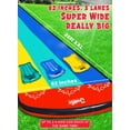 Jambo Extra Long Slip Splash And Slide With 3 Bodyboards Backyard