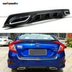 DNA Motoring 2-PU-664-PCF For 2017-2020 Tesla Model 3 Carbon Fiber Look ...