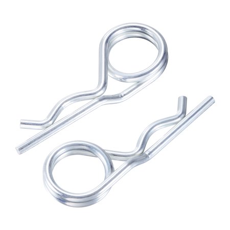 R-Clip Pins -5mm Wire,104mm Length R Shaped Spring Cotter Pin Zinc ...