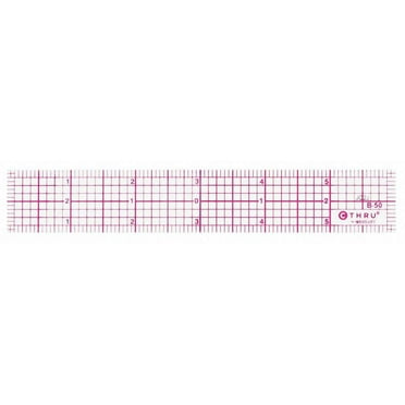 Flat Wood Ruler, Standard/Metric, 6" - Walmart.com