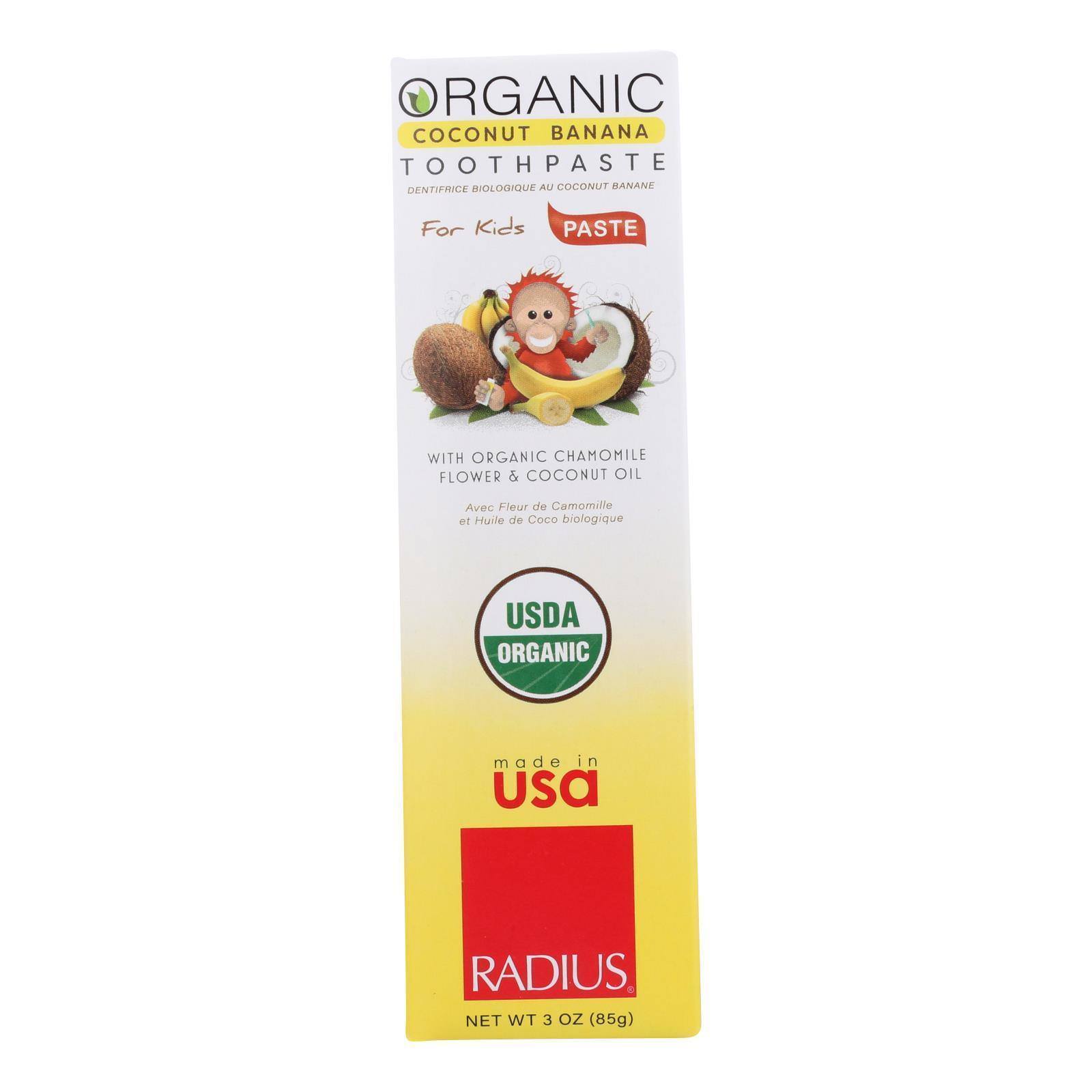 Radius Coconut Banana With Organic Chamomile Flower & Coconut Oil ...