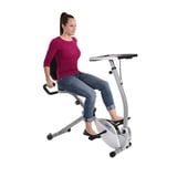 Stamina 2-in-1 Recumbent Exercise Bike Workstation and Standing Desk ...