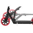 Razor Carbon Lux Kick Scooter - Red/Black, Spoked Large Wheels, Folding ...
