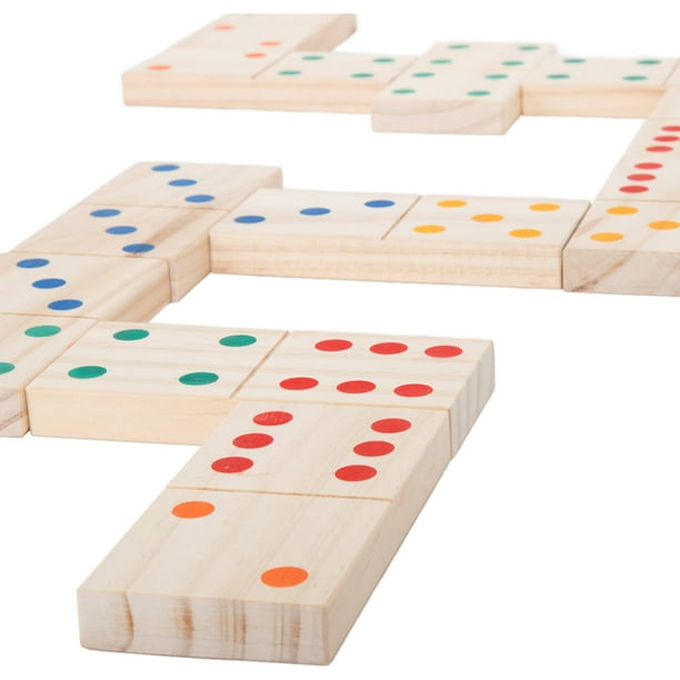 Hey! Play! Giant Wooden Dominoes Set - Walmart.com - Walmart.com