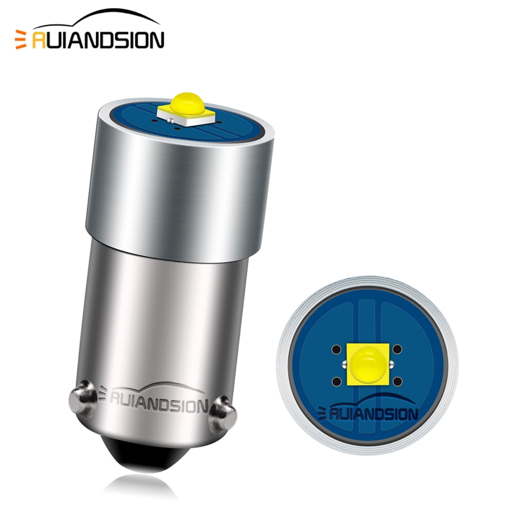 Ruiandsion DC 6-30V 300LM H6W BAX9S LED Bulb CANBUS Error Free Super ...