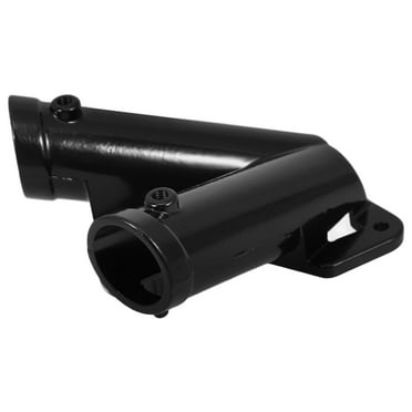 Anley Flag Pole Mounting Bracket at 45 Degree Angle Aluminum 1.25" Diameter (Black) - Walmart.com