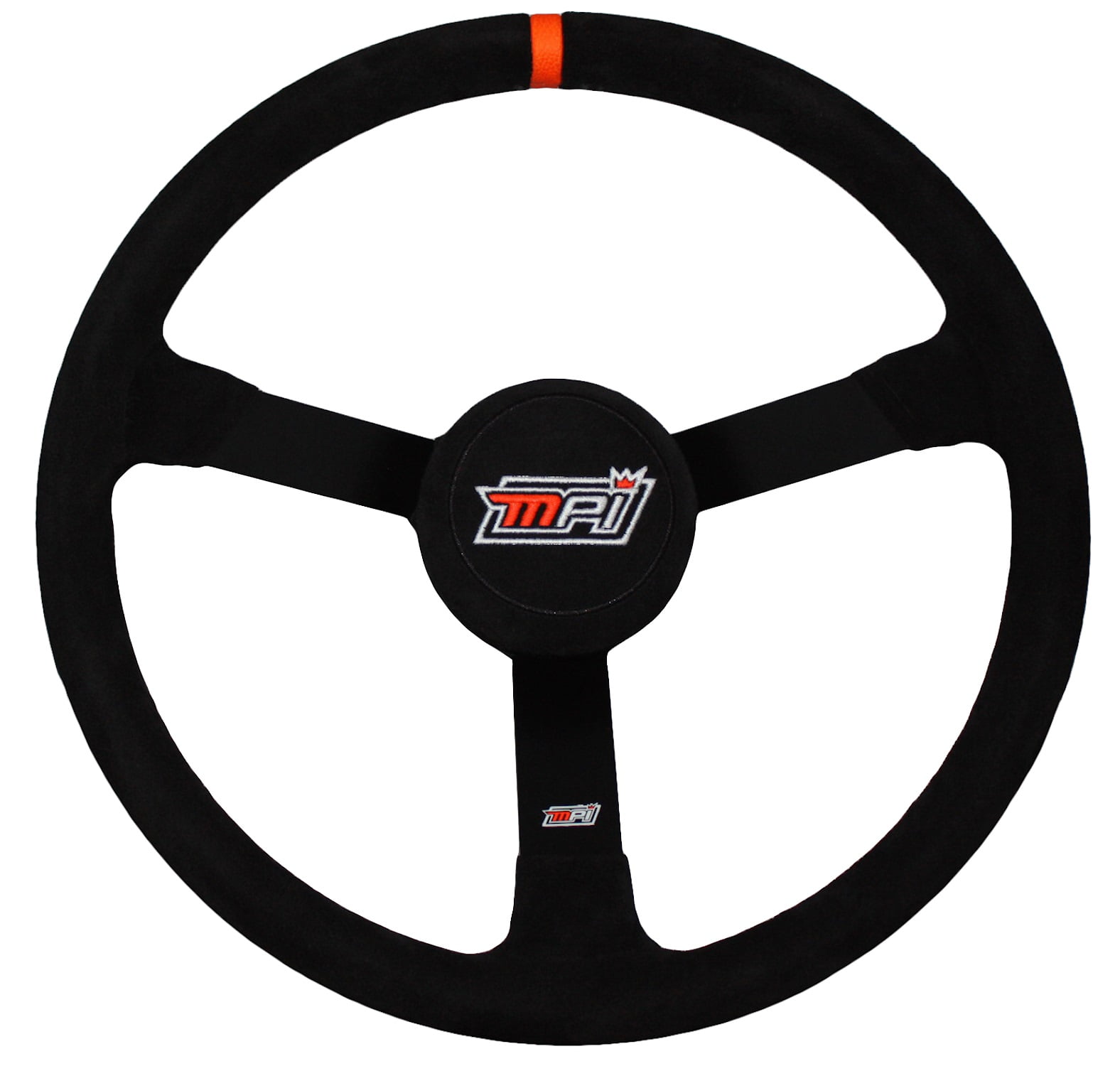 MPI MPI-LM-15 Late Model Steering Wheel 15" Diameter Suede Grip 3 Hole ...