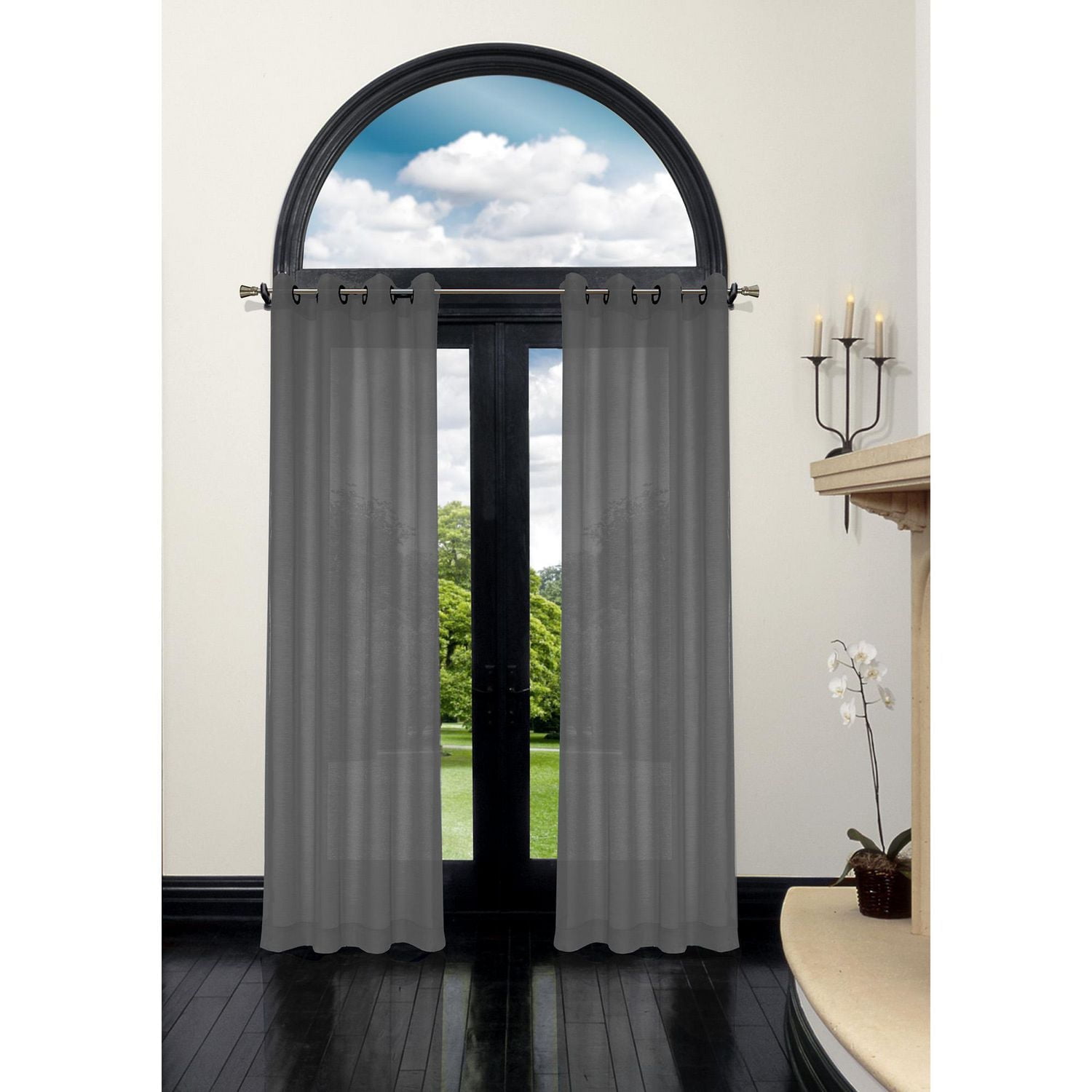 Click here for Safdie & Co. Curtain 86l Grey Bella Batiste 54Wx78... prices