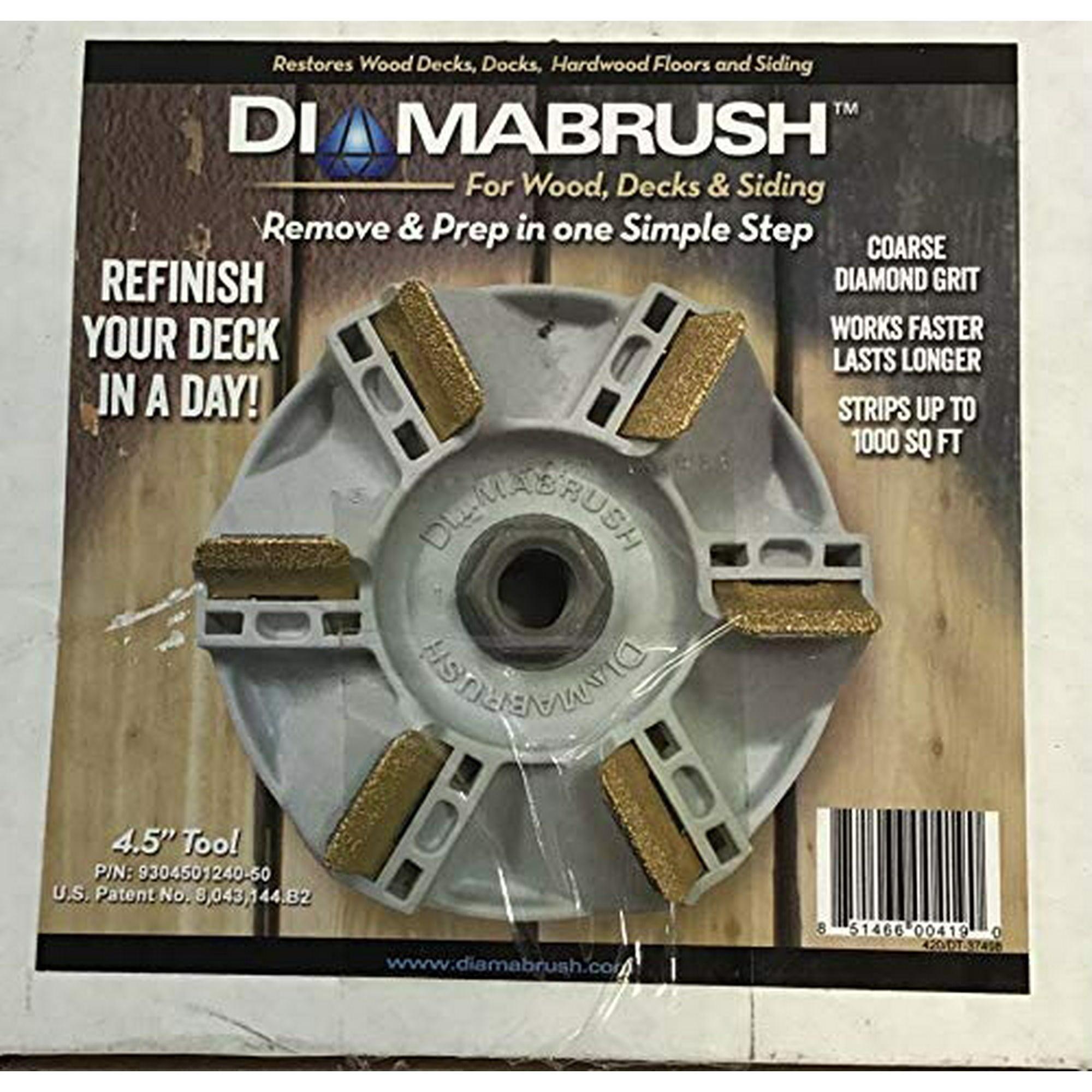 Diamabrush Wood Deck Removal Tool 4-1/2 In. 4-1/2 In
