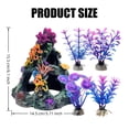 Realistic Underwater Resin Corals Set Safe FishTanks Landscape ...