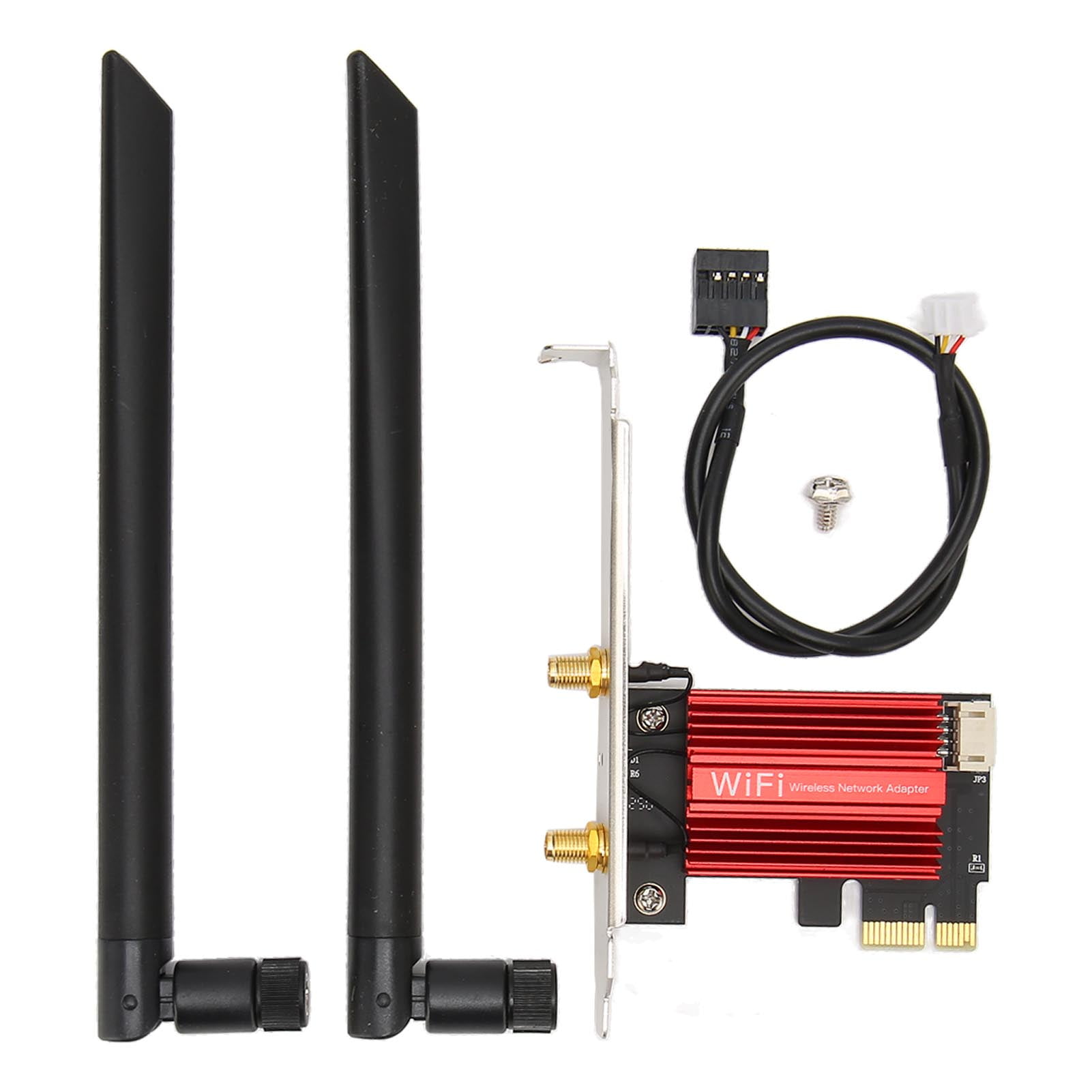 Tarjeta de red PCIe 300Mbps 2,4GHz 867Mbps 5GHz antena dual BT4.2 tarjeta adaptadora PCIe WiFi ...