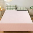 EDHITNR Washed No-Pill Bed Sheet, Soft Elegant Solid Color Bedding ...