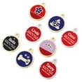 Pet Artist 8 Patterns Personalized Dog Tag Engraved Pet Puppy Cat ID ...
