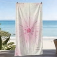 1pc, dream star fireworks style, oversized soft beach towel, star ...