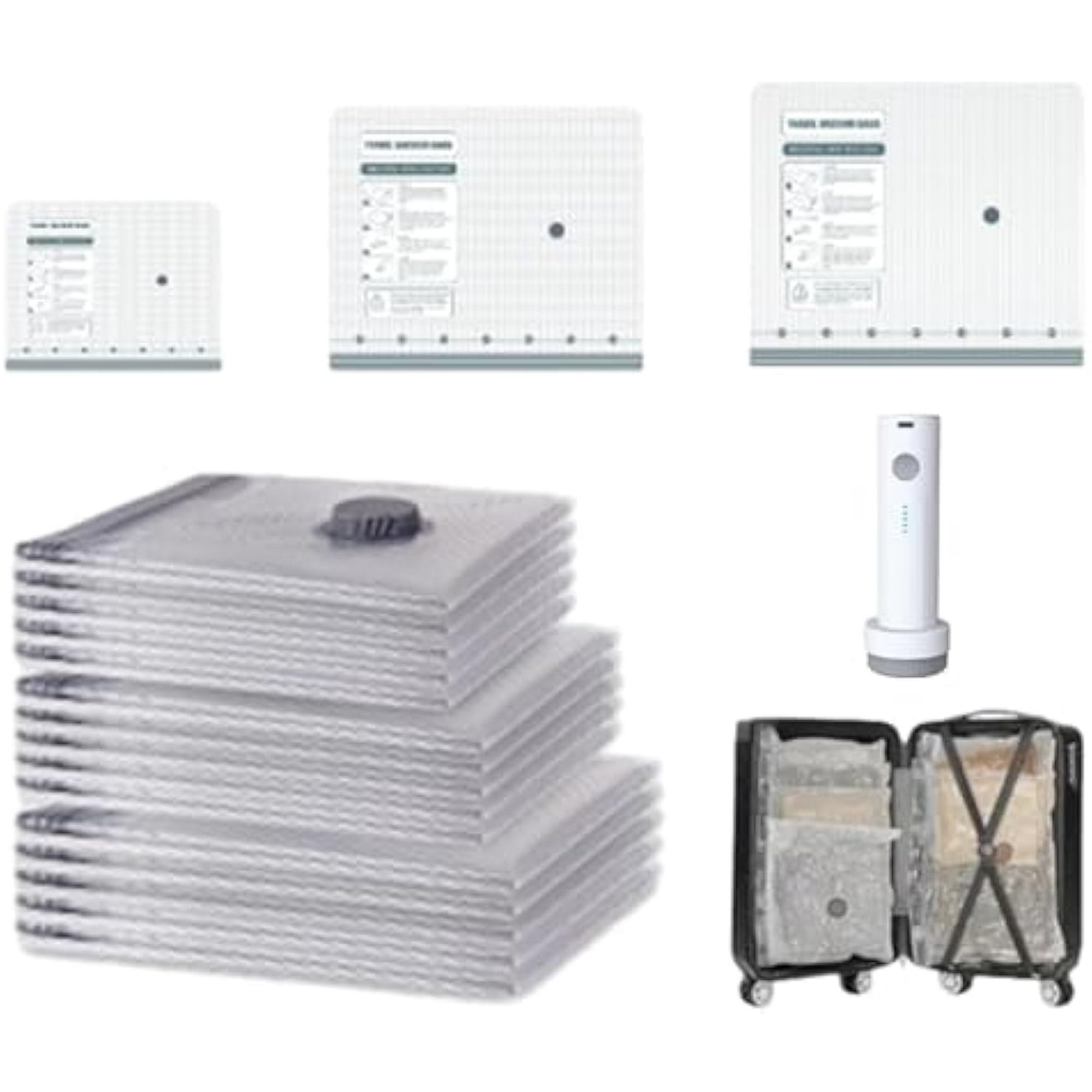 Click here for Annyed Cordless Travel Vacuum Storage Compression... prices